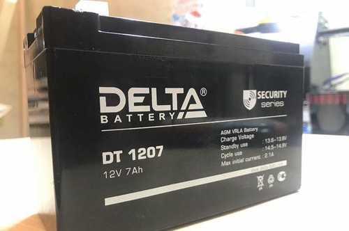 Аккумулятор delta dt 1207