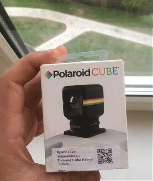 Крепление для экшн камеры на шлем Polaroid Cube