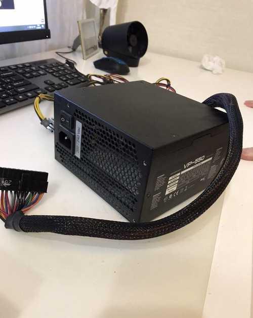 Блок питания 550w aerocool vp-550