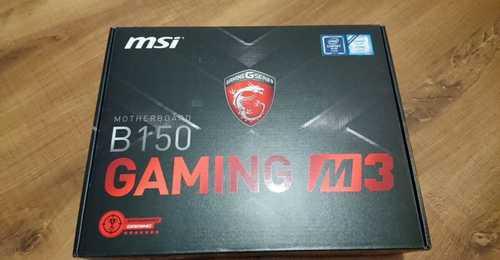Материнская плата MSI B150 gaming M3