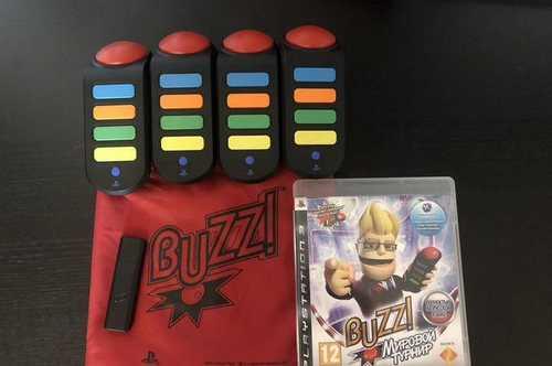 Игра buzz ps3 беспроводные 4, 8, джостика