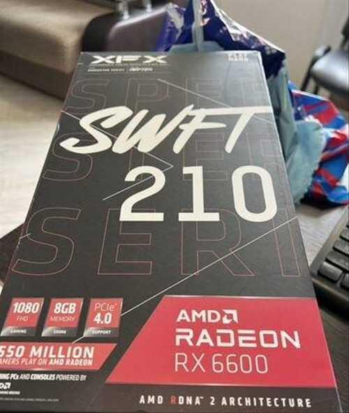 Видеокарта AMD RX 6600 XFX Speedster swft 210