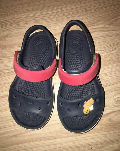 Сандалии Crocs c7 24 + джибитс