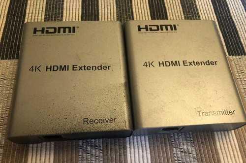 4K hdmi Extender передатчик hdmi по витой паре