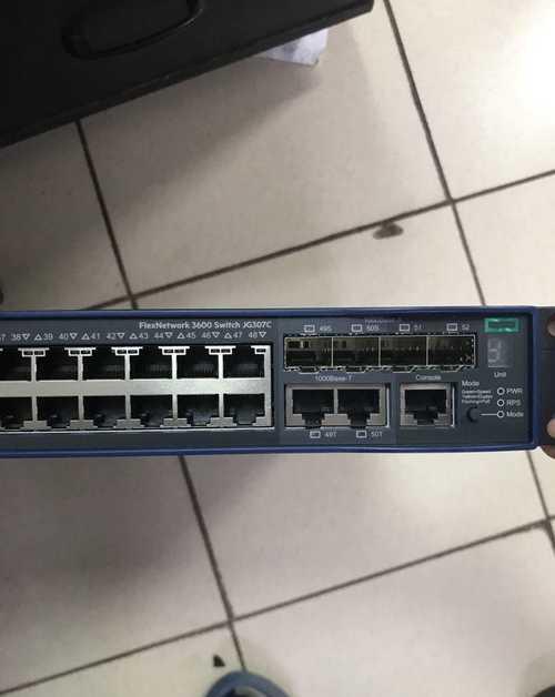 Коммутатор HPE JG307C HP 3600-48-PoE+ v2 SI Switch