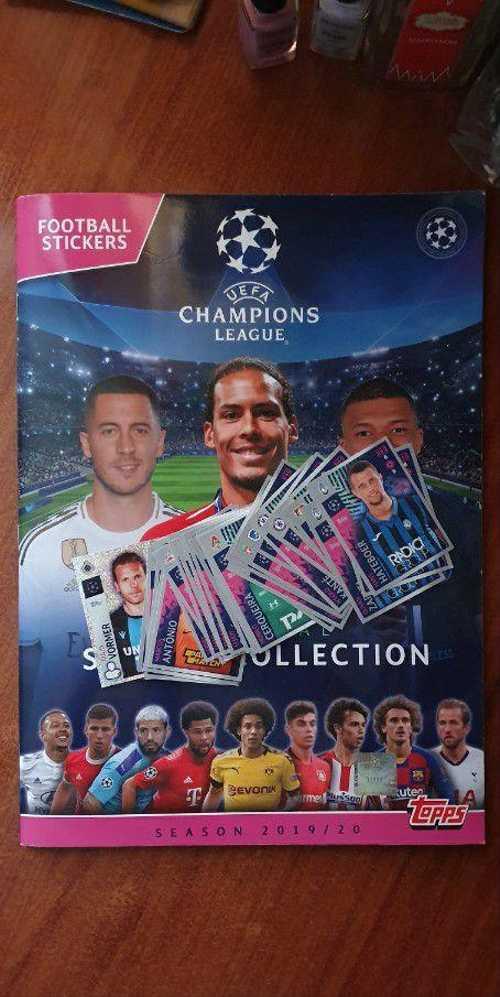 Topps Лига чемпионов наклейки 2019/20