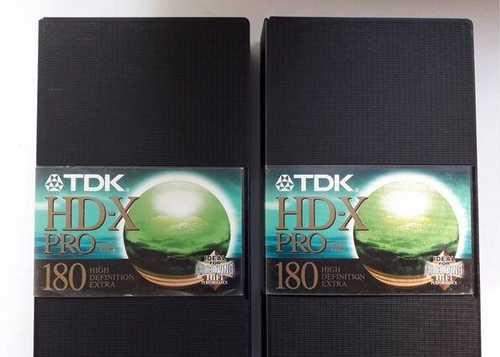 Видеокассеты VHS TDK HD-X PRO E-180