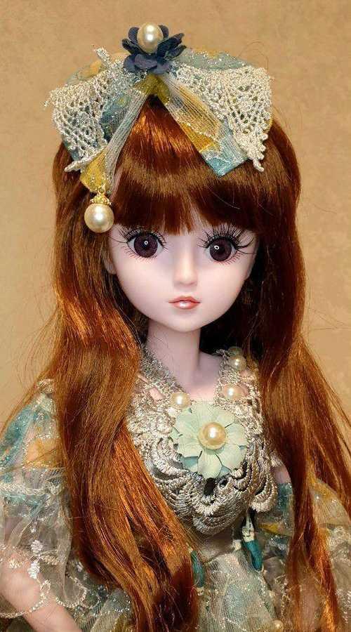 Кукла шарнирная BJD бжд С бантиком