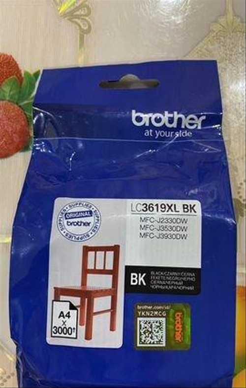 Картридж brother LC 3619XL BK