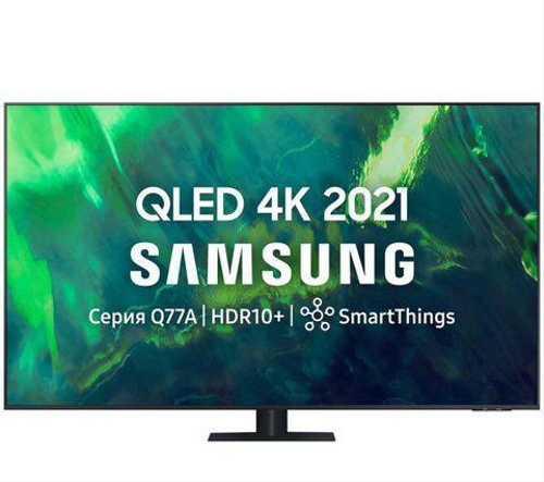 Телевизор samsung QE75Q77AAU(2021) Ростест