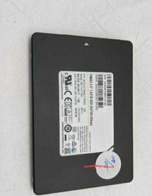 SSD Samsung PM883 1,92Tb SATA 2,5