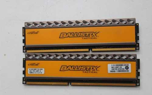 8gb ddr3 pc1600 cl-8 Crucial Ballistix Tactical