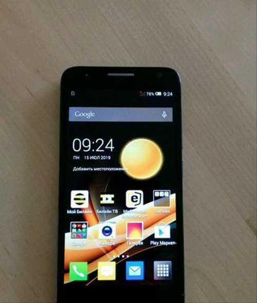 Смартфон Alcatel OneTouch idol 2 mini s 6036y