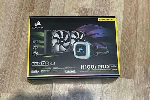 Водяное охлаждение corsair h100i pro