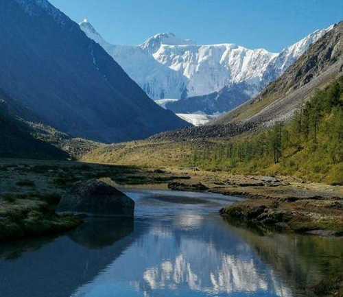 Треккинг (поход с рюкзаком) к подножию г.Белухи (А