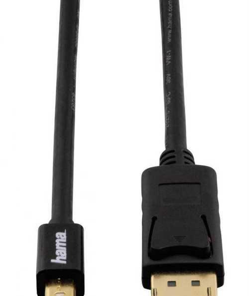 Кабель Hama DisplayPort miniDisplayPort (m) 1.8м