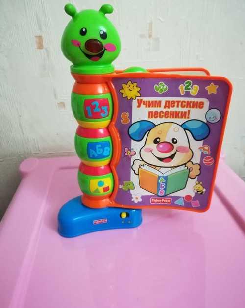 Fisher Price веселая обучающая книга