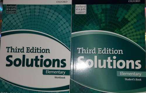 Solutions elementary 3rd edition Оригинальные Новы