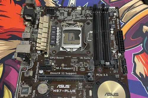 Материнская плата asus h97 plus где батарейка