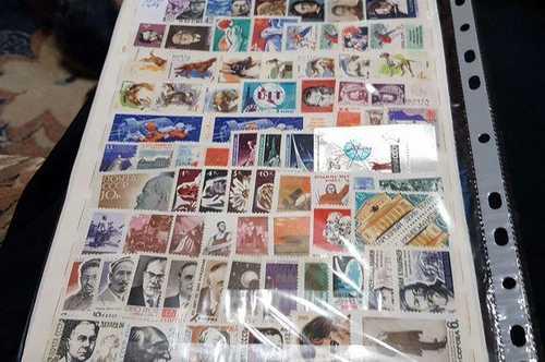 Годовой набор почтовых марок 1965 года чистый