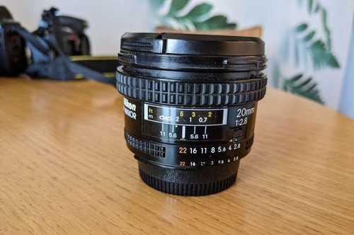 Объектив Nikon Nikkor AF 20mm 2.8 Japan