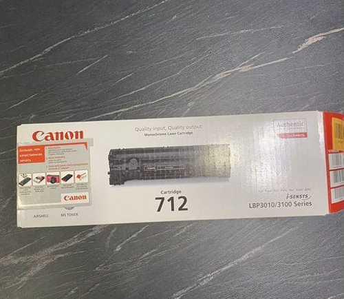 Картридж Canon 712 оригинал