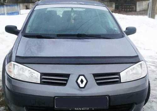 Дефлектор капота, ветровики Renault Megan 2 с 2002