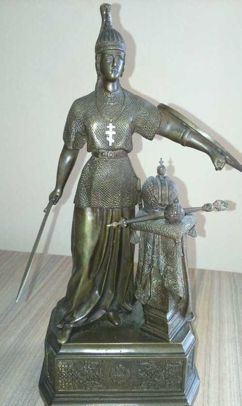 Бронзовая статуэтка Россия 30 См