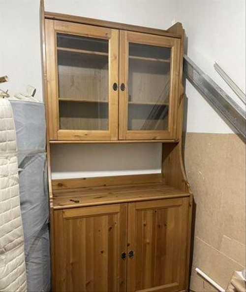 Деревянный шкаф, сервант, буфет IKEA (Б/У)