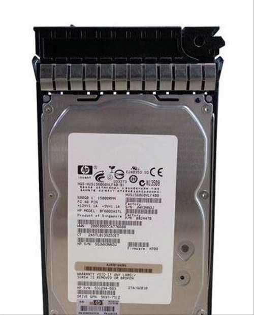 Жесткий диск HP 600GB BF600dastl Fibre Channel 3,5