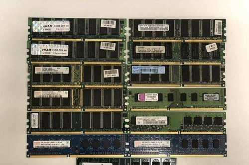 Оперативная память DDR, DDR2, DDR3