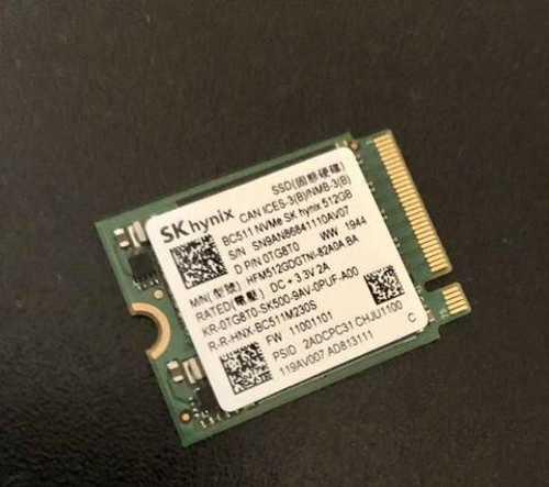 SK hynix SSD m2 nvme 512Gb