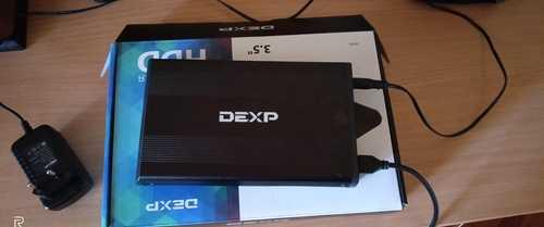 HDD - диск 2тб + usb футляр Dexp