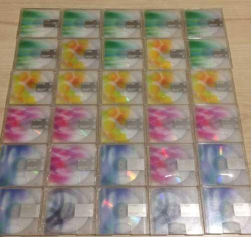 Minidisc минидиски коллекция 6 TDK 30 шт