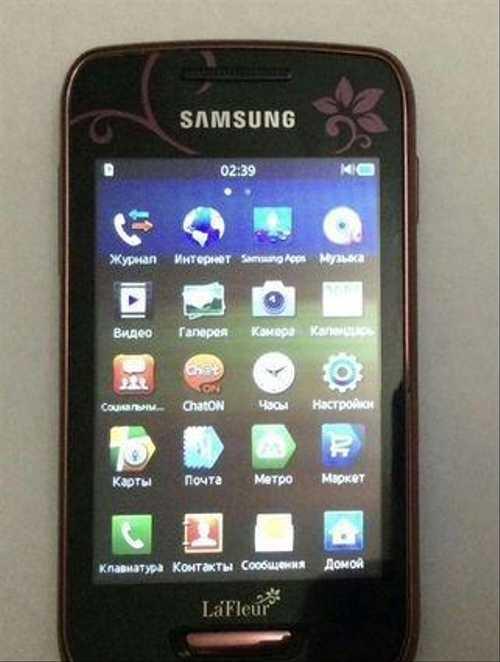 Телефон Samsung Wave Y La'Fleur GT-S5380D