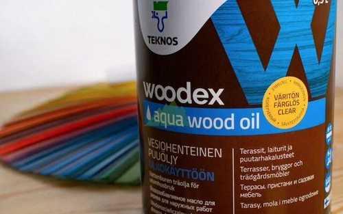 Масло для дерева Teknos Woodex Aqua Wood Oil
