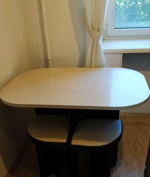 Кухонный стол и стулья (обеденная группа) "Олимп"