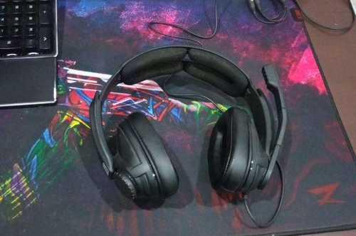 Гарнитура Sennheiser GSP 302 + Звуковая карта Crea