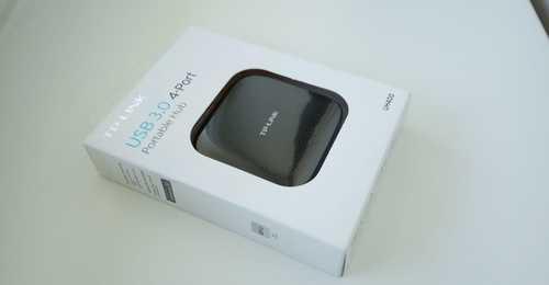 Хаб (разветвитель) TP-link UH400, черный