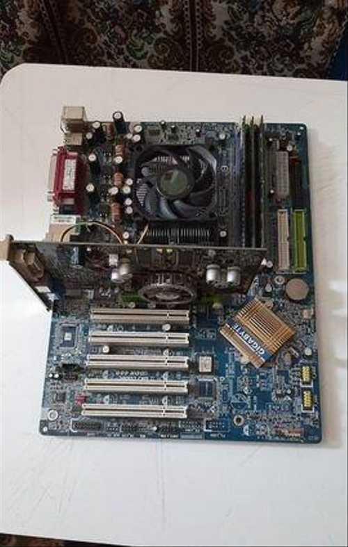 AMD Athlon 64 3000 + мать, озу и видеокарта