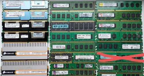 Оперативная память ddr2,ddr3, 667-1600MHz