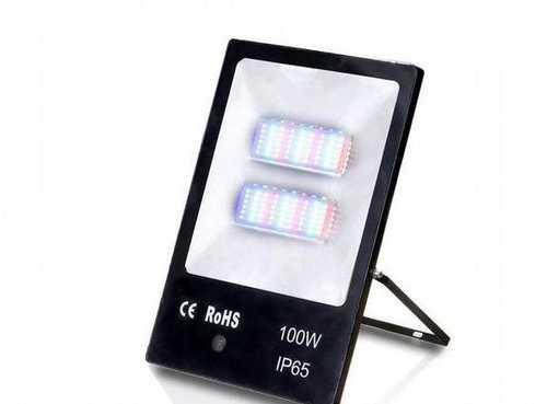 Светодиодный прожектор RGB 100 вт