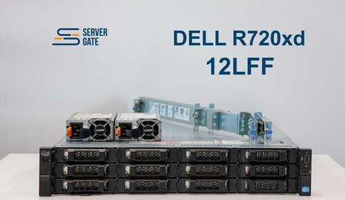 Сервер Dell R720xd 12LFF 2x E5-2670v2 16GB