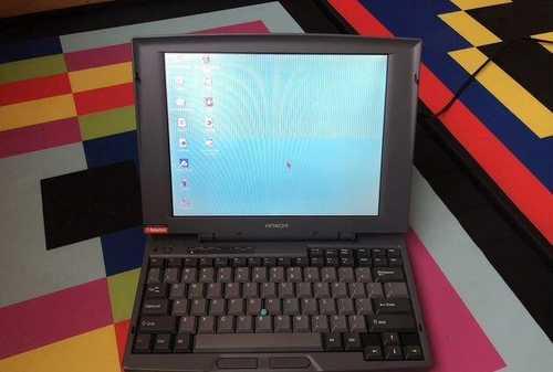 Ноутбук Hitachi M-120D, 1998 винтаж ретро раритет