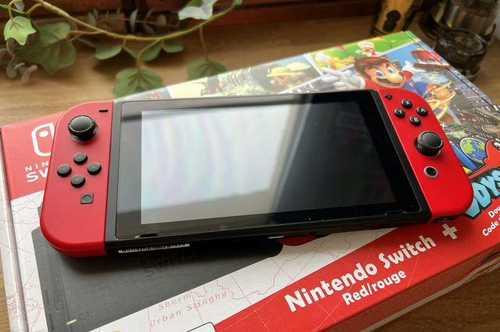 Nintendo switch red 32gb лимитка