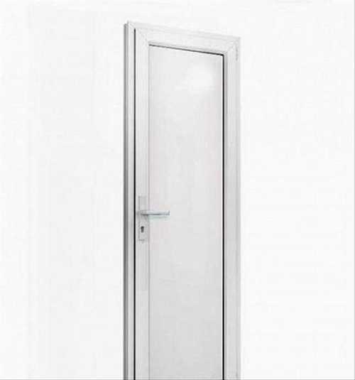 Новая белая металлопластиковая дверь 1550*690мм