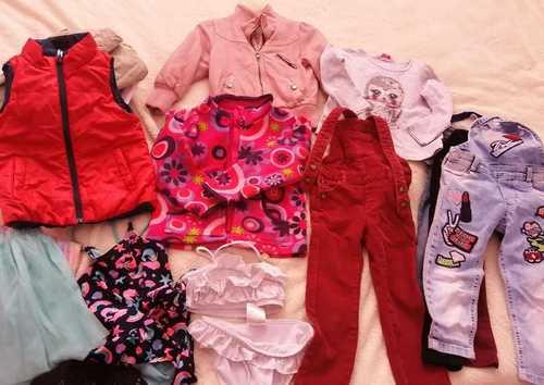Мешок брендовой одежды девочка 2-4 года