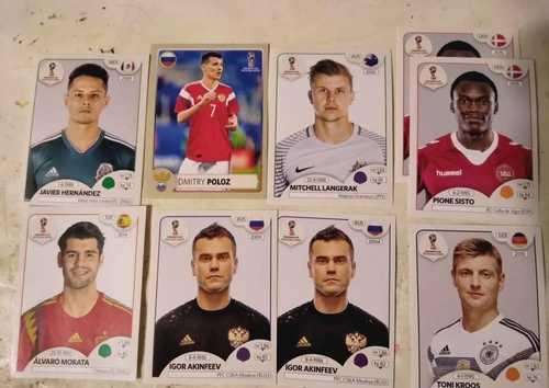 Наклейки Panini fifa World Cup Russia 2018