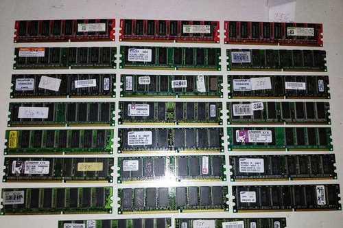 Планки озу, компьютерная память sdram DDR1 и Simm