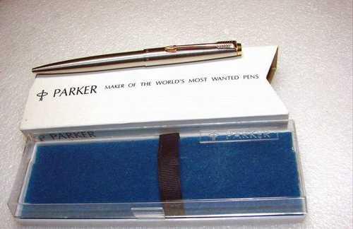 Ручка Parker 45 Stainless Steel GT новая 1978 год